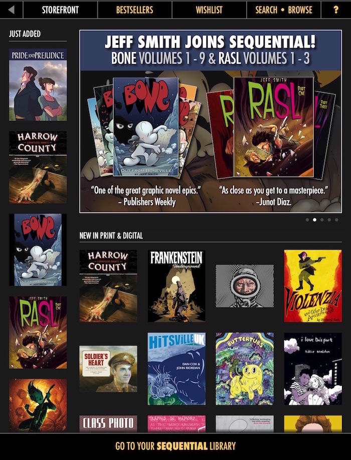 Jeff Smith’s Bone comics to SEQUENTIAL plus SEQUENTIAL comics app ...