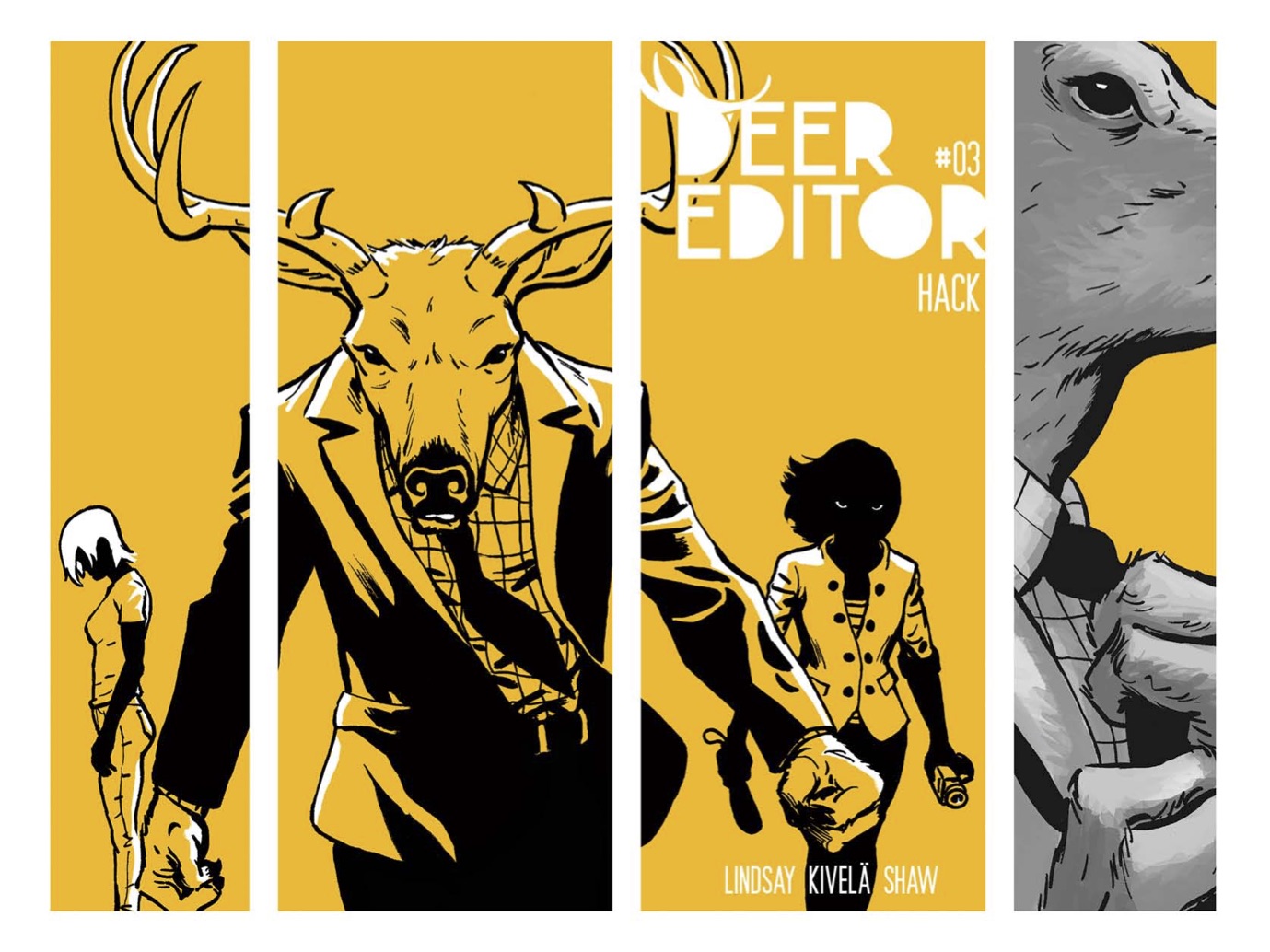 "I decided to just slap this deer/man into the real world and watch how ...