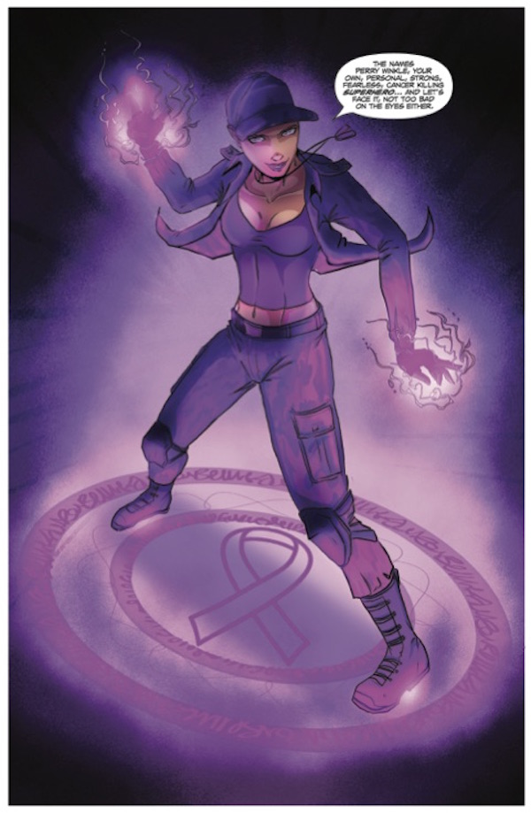 “My thoughts or worries came out of my head and into the comic pages ...