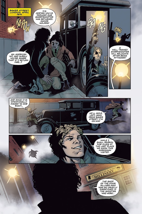 Review: Major Holmes and Captain Watson #1-4 (Cloudwrangler Comics ...